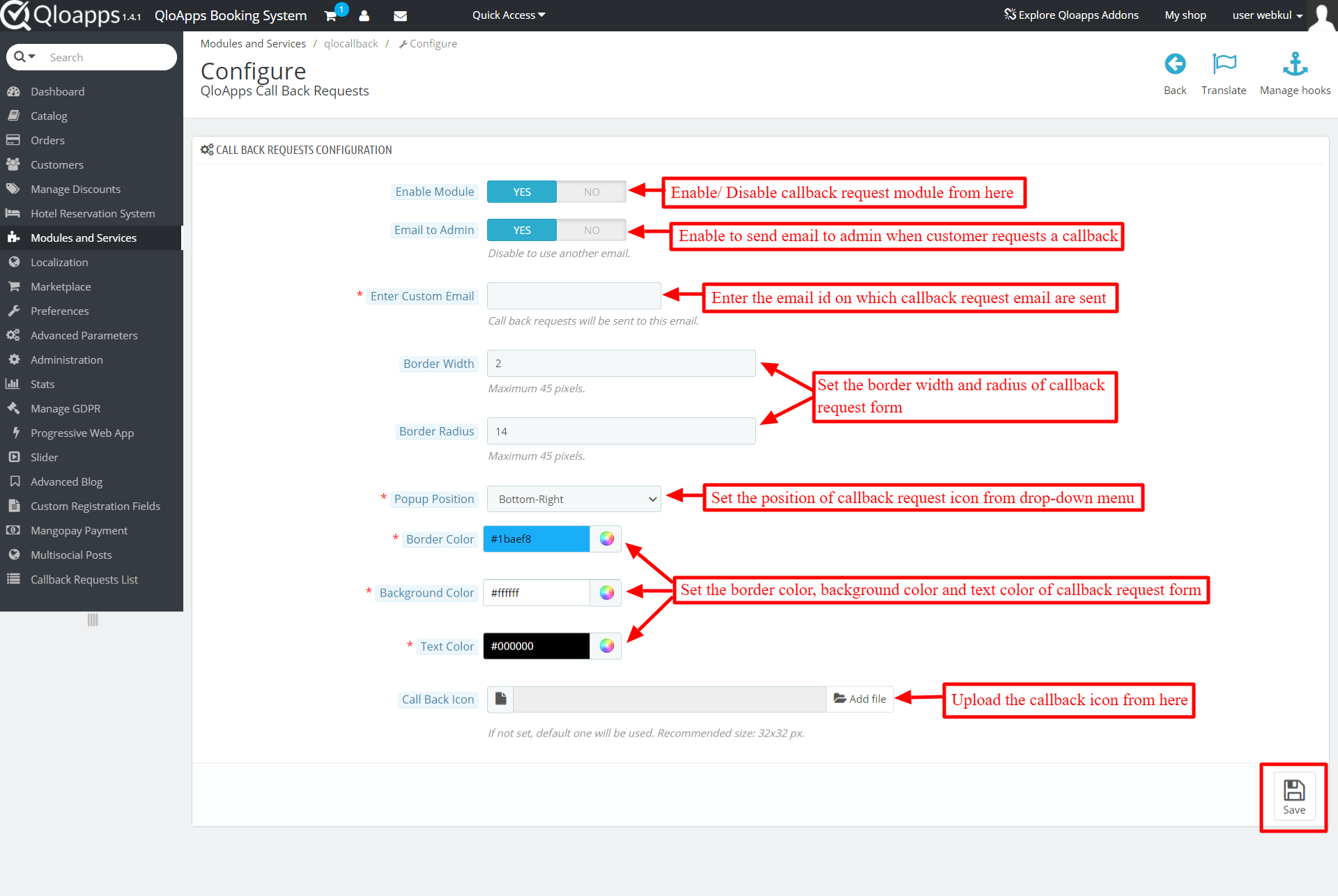 Qloapps Callback Request Qloapps Callback Request